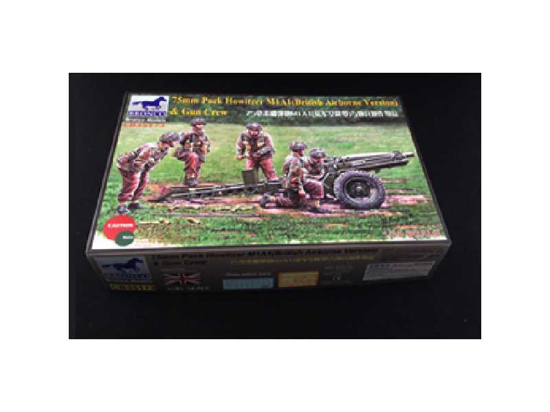 75mm Pack Howitzer M1A1 British Airborne Version & Gun Crew