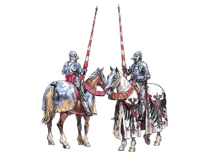 100 Years War French Knights and Foot Soldiers