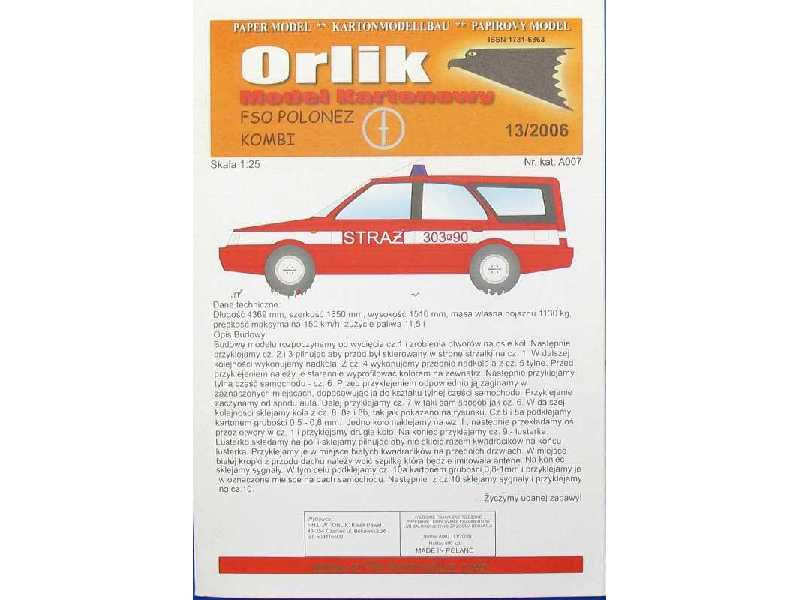 Samochód osobowy FSO Polonez KOMBI