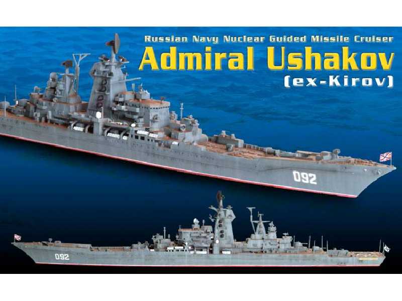 Russian Navy Nuclear Guided Missile Cruiser Admiral Ushakov