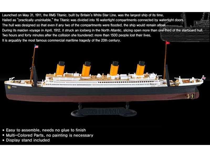 RMS Titanic - passenger liner - Multi Color Parts