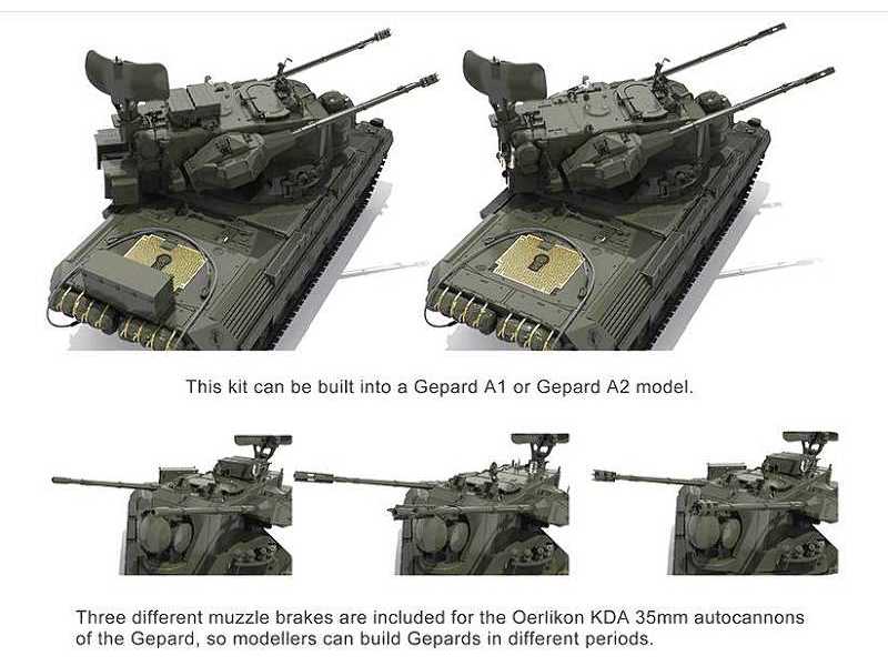 German Flakpanzer Gepard A1/A2