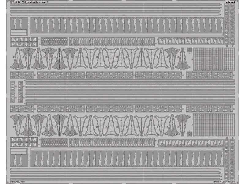 B-17E/ F landing flaps 1/32 - Hk Models