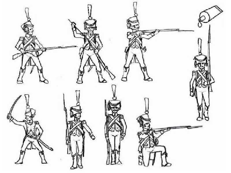 Napoleonic French Voltigeurs