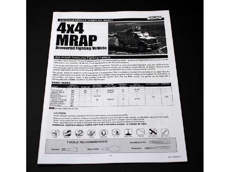 4x4 MRAP AFV Armoured Fighting Vehicle
