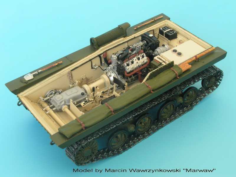 PZInz-130 with 20mm machine-gun Polish amphibious tank