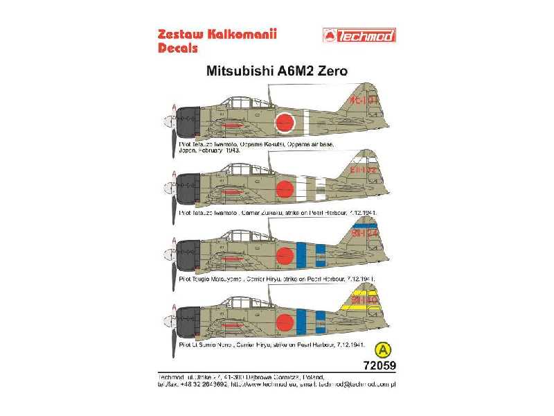 Decals - Mitsubishi A6M2 Zero