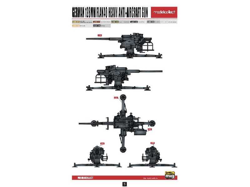 German 128mm Flak40 Heavy Anti-aircraft Gun