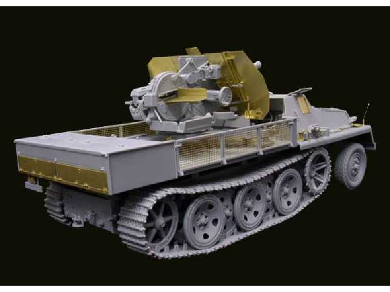 WWII German sWS 3.7cm FlaK43 auf - Armored cab type