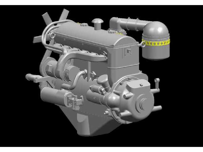 German WWII Maybach HL42 TRKM Engine set for Sdkfz. 250