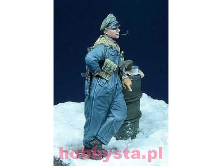 SS Officer Smoking Pipe