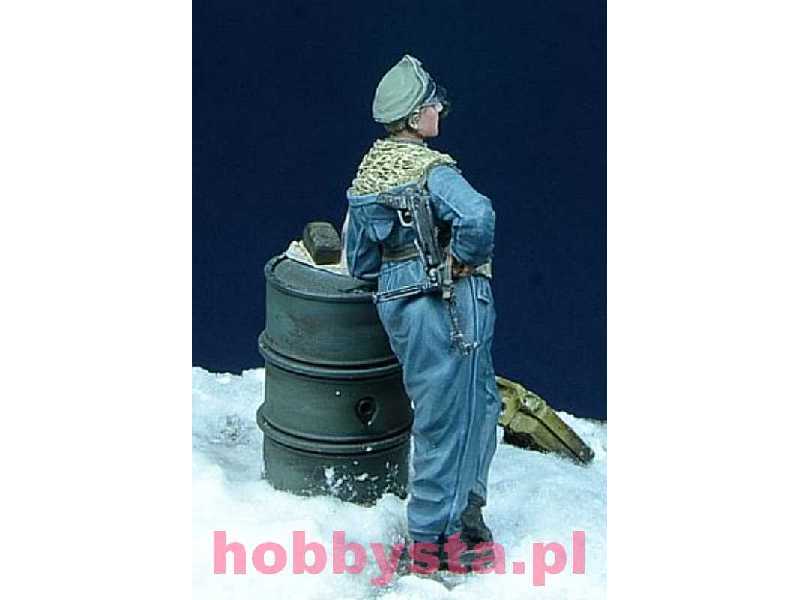 SS Officer Smoking Pipe