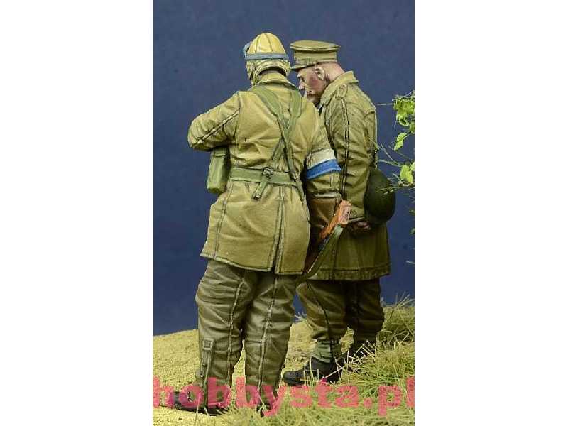 WWII Bef Officer & Dispatch Rider, France 1940