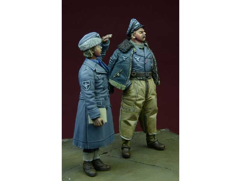 WWII Luftwaffe Pilot & Helferin, Winter 1942-45