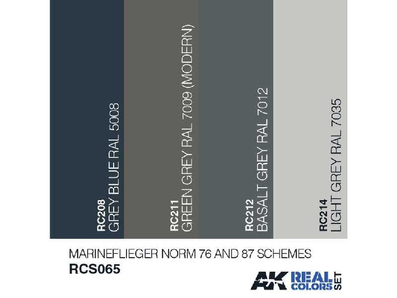 Marineflieger Norm 76 And 87 Schemes [set]