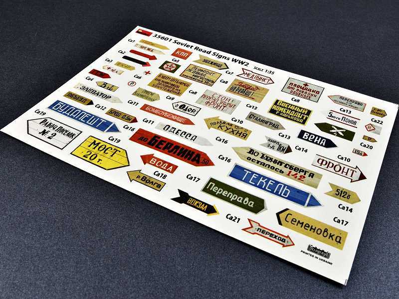 Soviet Road Signs WW2