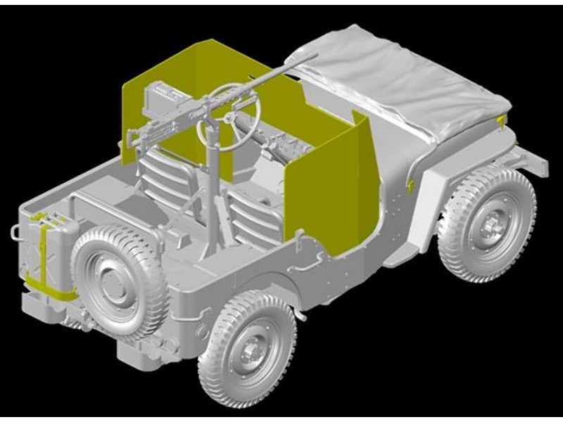 Armored 1/4-Ton 4x4 Truck w/.50-cal Machine Gun