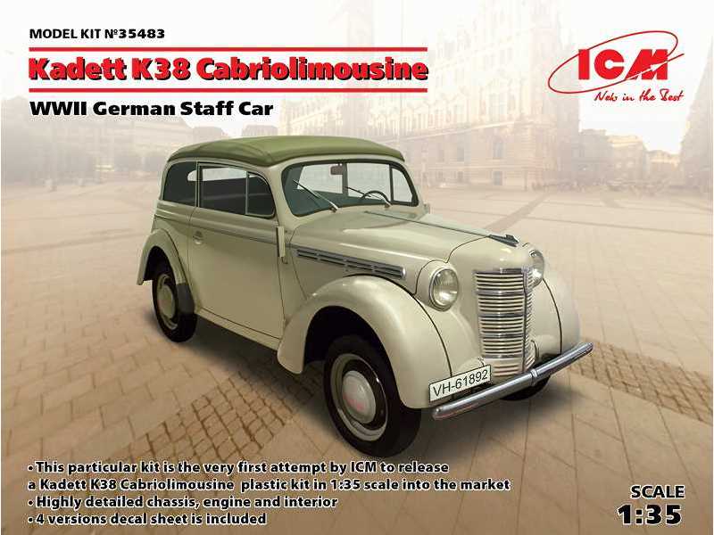 Opel Kadett K38 Cabriolimousine - WWII German Staff Car