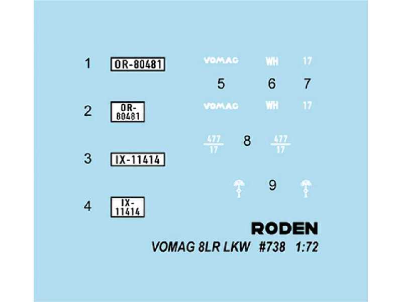 Vomag 8LR LKW WWII German Heavy Truck