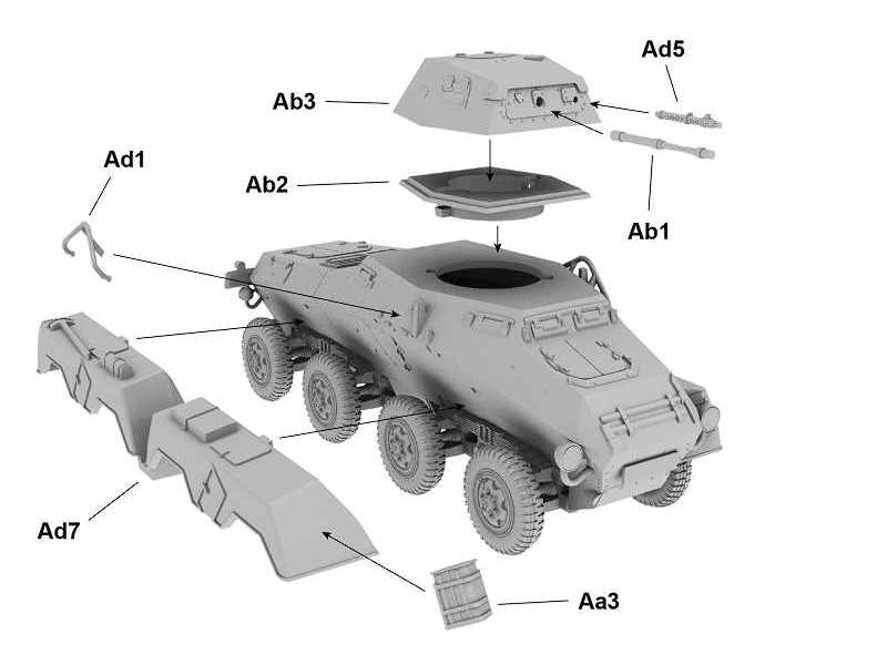 Sd.Kfz.232 8-Rad German Heavy Armoured Car