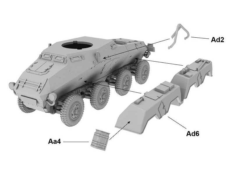 Sd.Kfz.232 8-Rad German Heavy Armoured Car