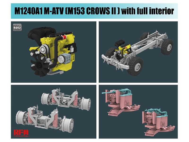 M1240A1 M-ATV (M153 Crows II) w/interior