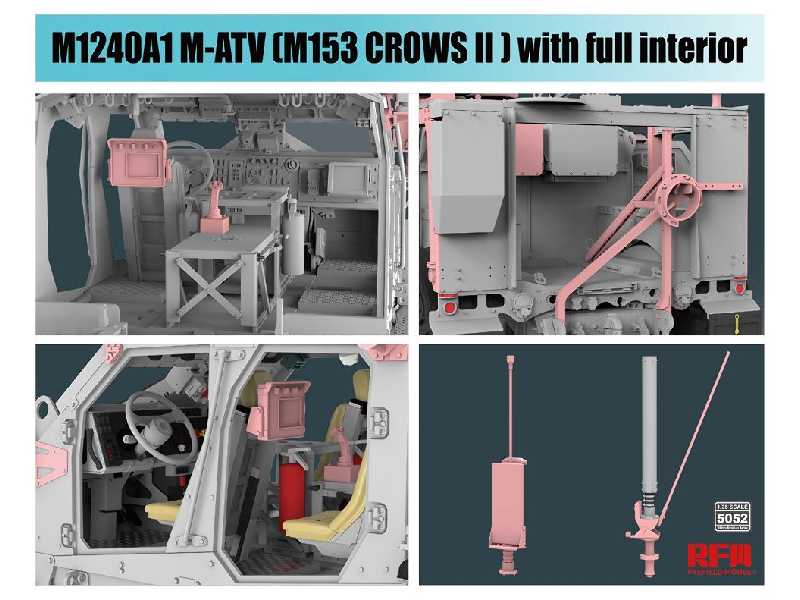 M1240A1 M-ATV (M153 Crows II) w/interior