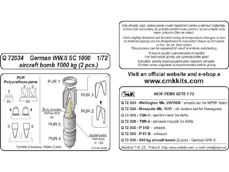 German WWII SC1000 Bomb *2