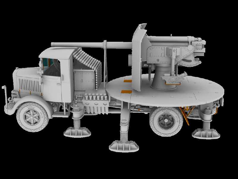 Italian Autocannone 3Ro with 90/53 90mm Anti-Aircraft Gun