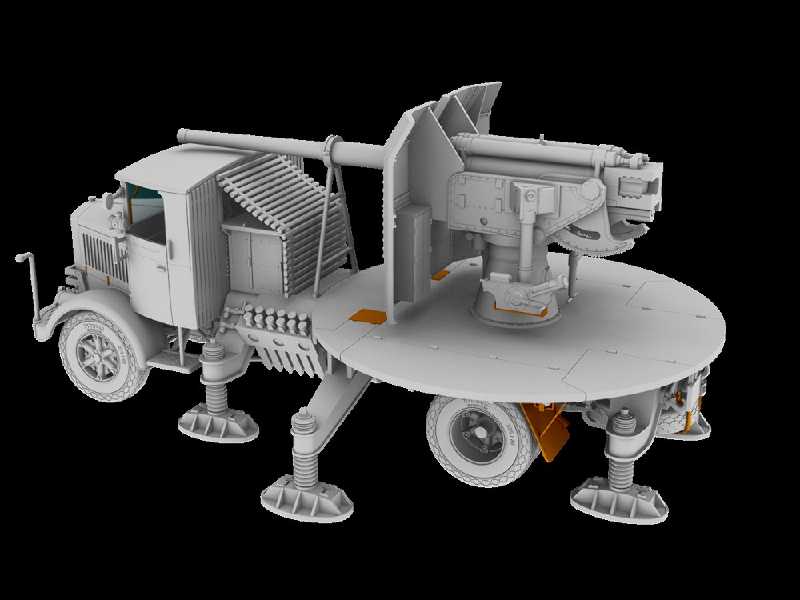 Italian Autocannone 3Ro with 90/53 90mm Anti-Aircraft Gun