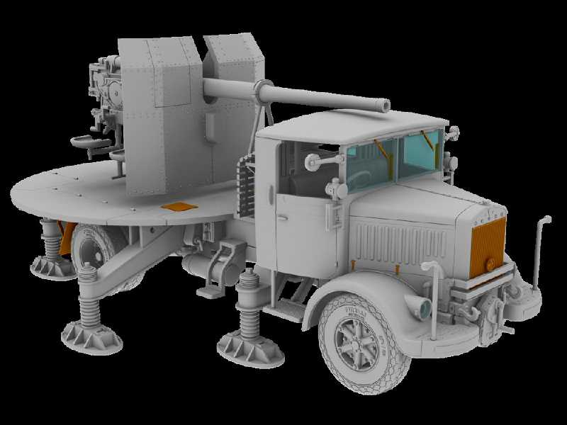 Italian Autocannone 3Ro with 90/53 90mm Anti-Aircraft Gun