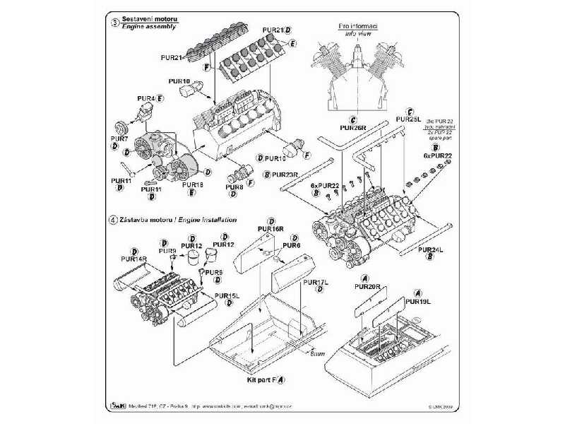 Sd.Kfz.234 Engine set for Dragon