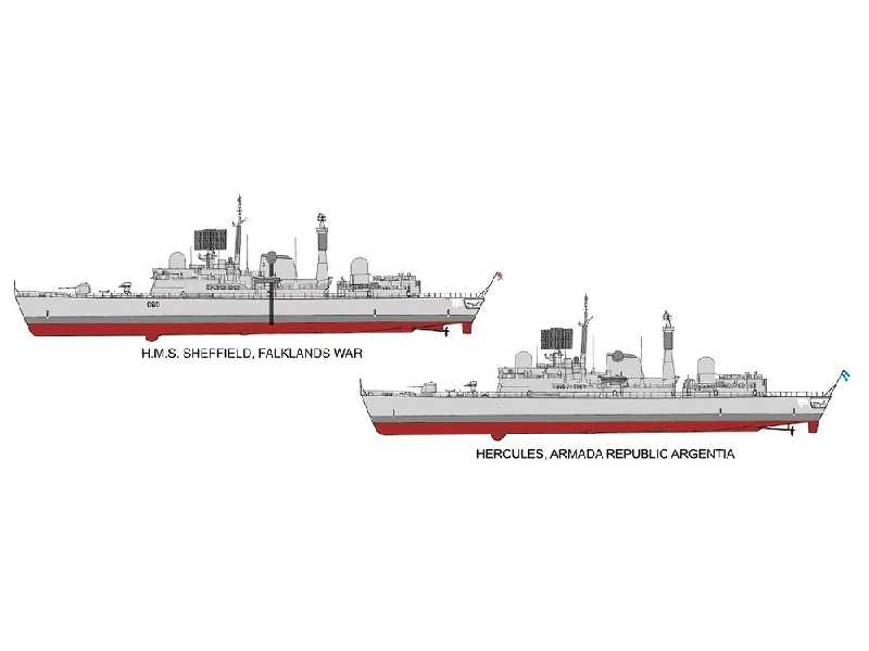 H.M.S. Sheffield Type 42 Destroyer Batch