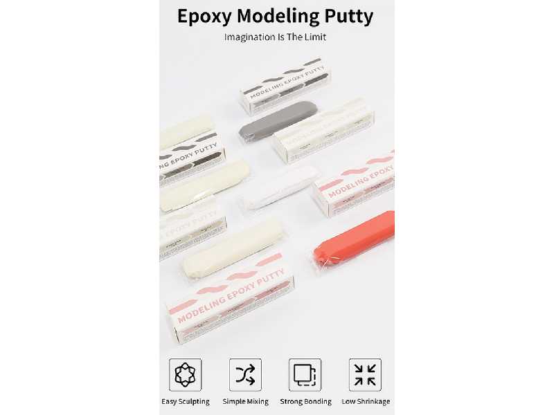 Mep-03 Modeling Epoxy Putty, Color Gray