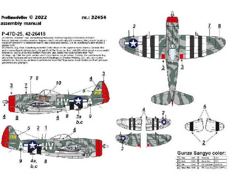 P-47d-25-re Gabreski