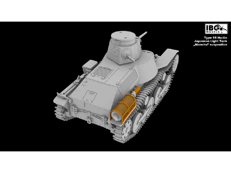 Type 95 Ha-Go Japanese Light Tank - "Manchu" suspension