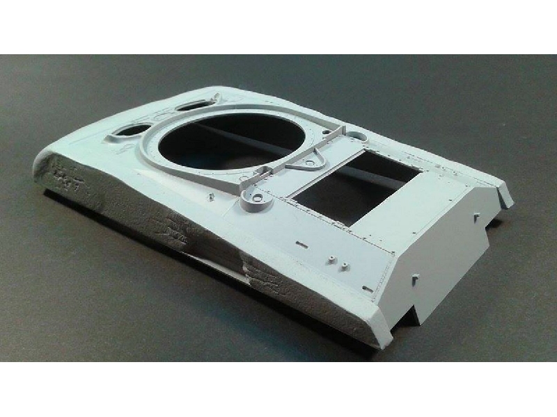 M4a3 Sherman Hull With "heavy" Concrete Armor