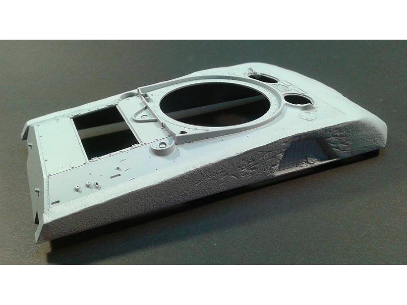 M4a3 Sherman Hull With "heavy" Concrete Armor