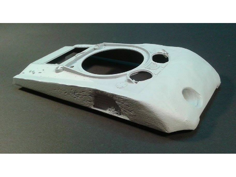 M4a3 Sherman Hull With "heavy" Concrete Armor