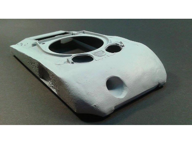 M4a3 Sherman Hull With "heavy" Concrete Armor