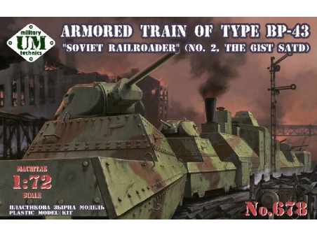 Armored Train Of Type Bp-43 Soviet Railroader