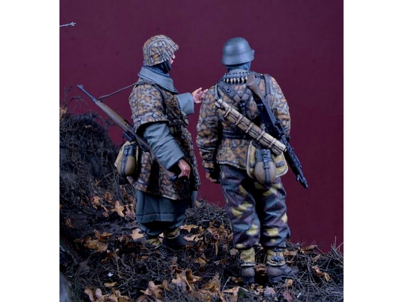 Ss Soldiers, Kampfgruppe Hansen, Ardennes 1944