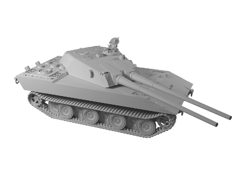 Fist Of War, German E100 Super Heavy Tank, Ausf.G, 105mm Twin Guns
