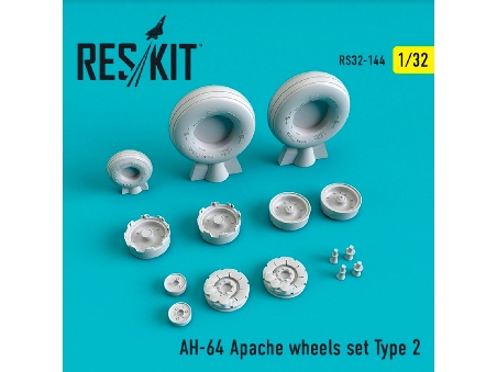 Ah-64 Apache Wheels Set Type 2