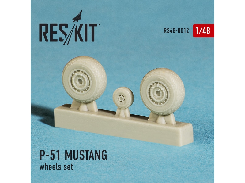 North American P-51 Mustang Wheels Set