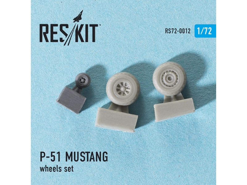 North American P-51 Mustang Wheels Set