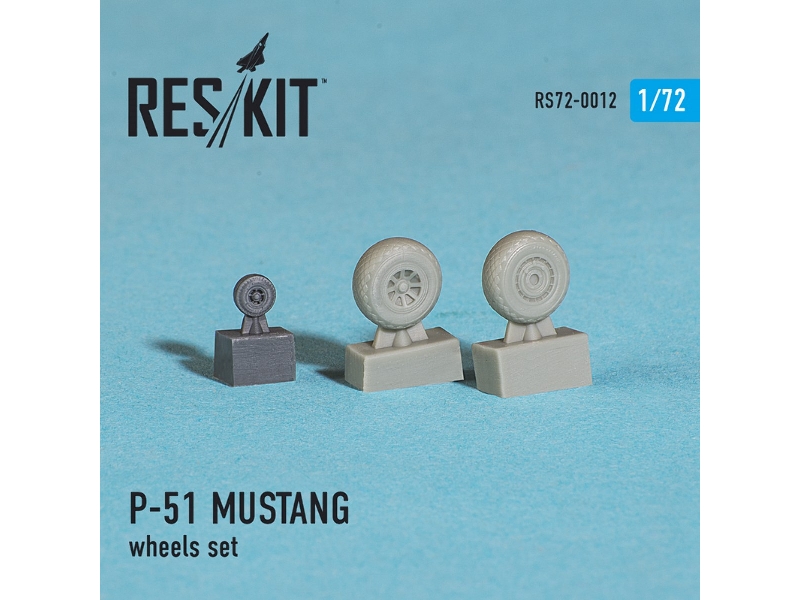 North American P-51 Mustang Wheels Set