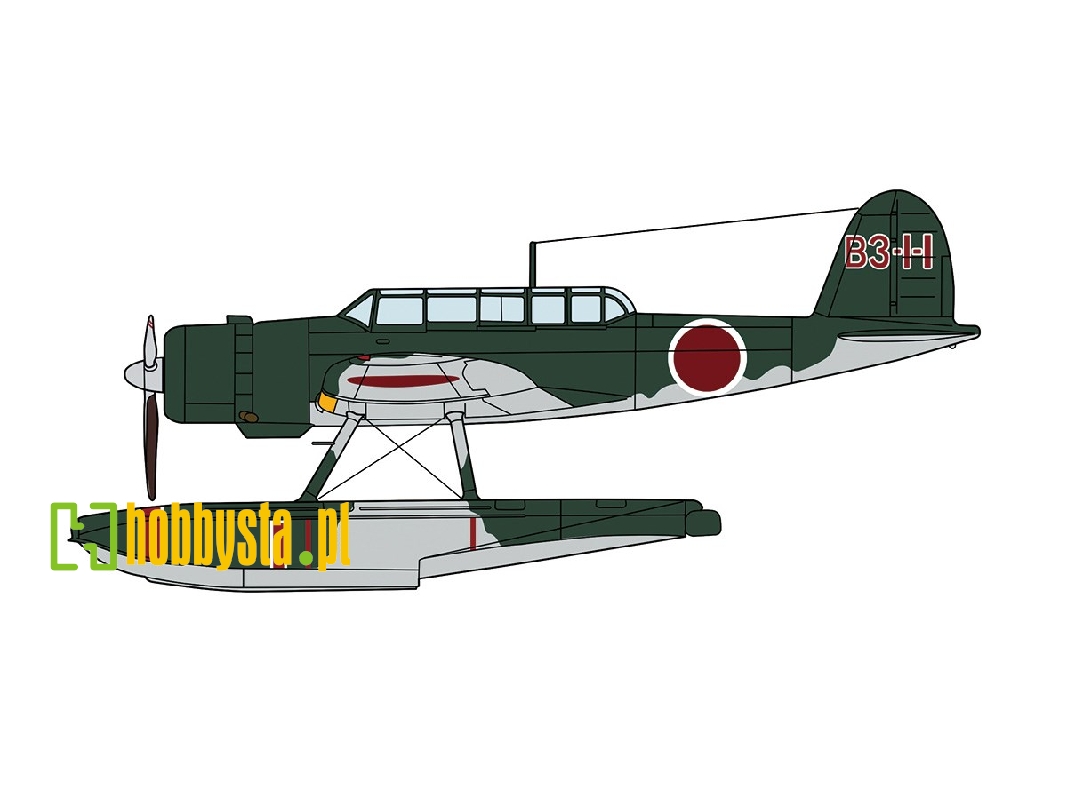 Aichi E13a1 Type Zero (Jake) Model 11 'battleship Kongo' W/Catapult