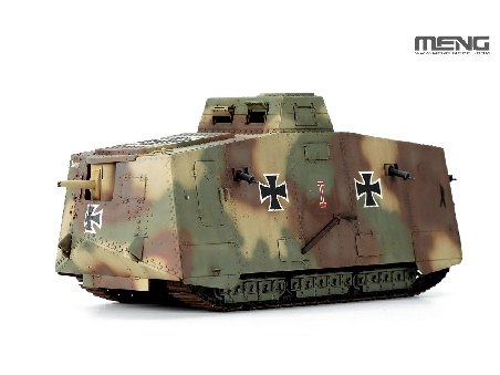 German A7v Tank & Engine (Krupp) Limited Edition