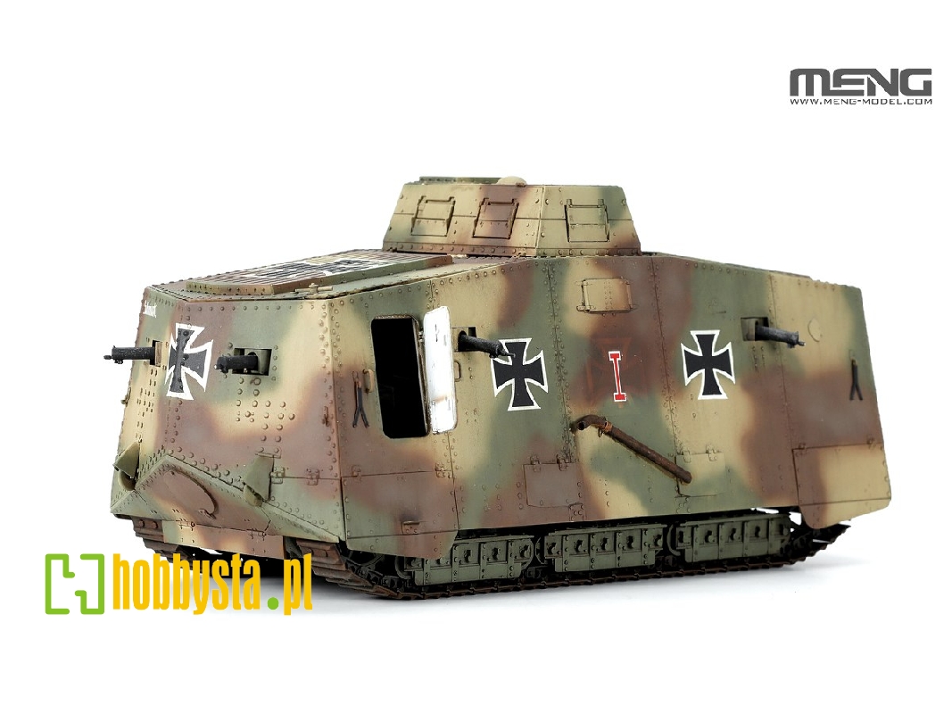 German A7v Tank & Engine (Krupp) Limited Edition